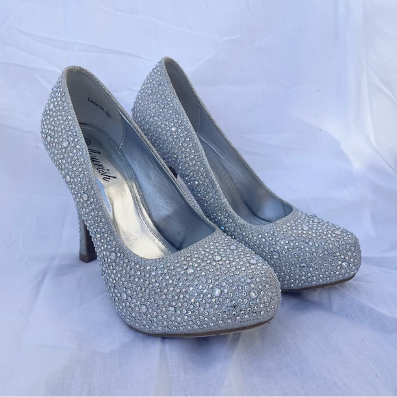 Flourish | Shoes | Rhinestone High Heels | Poshmark